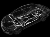The Steering System Components In The Car Chassis