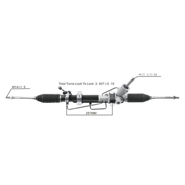 LHD Hydraulic Steering 34110SA080-Power Steering Racks
